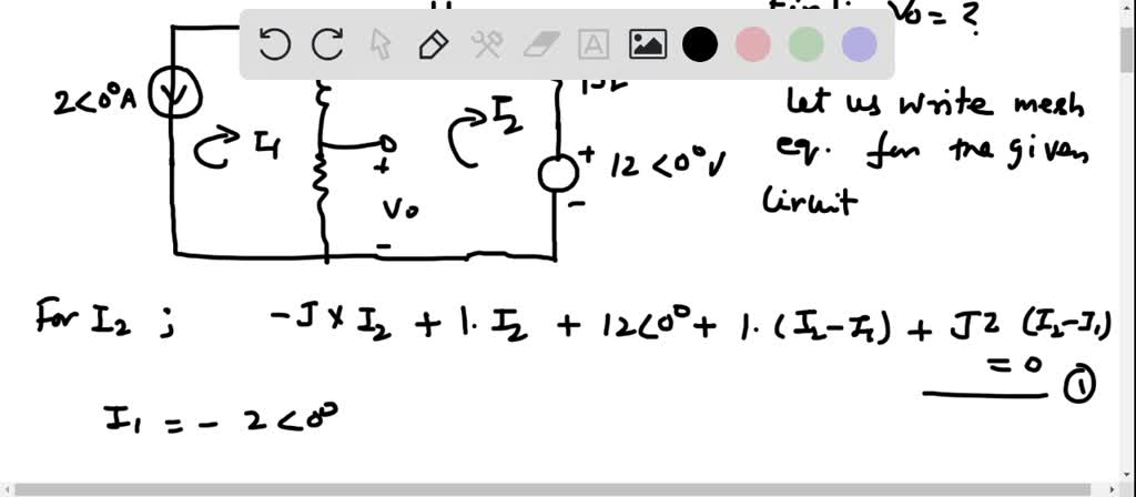 SOLVED:Using loop analysis, find 𝐈o in the network in Fig. P 8.72.