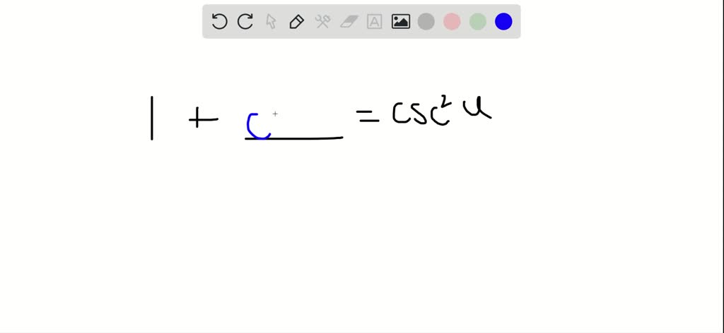 SOLVED: Fill in the blank to complete the trigonometric identity. 1 ...