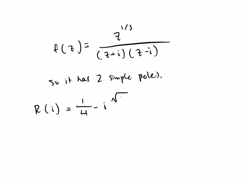 SOLVED:RESIDUES AND THE RESIDUE THEOREM 16.63. Determine the residues ...
