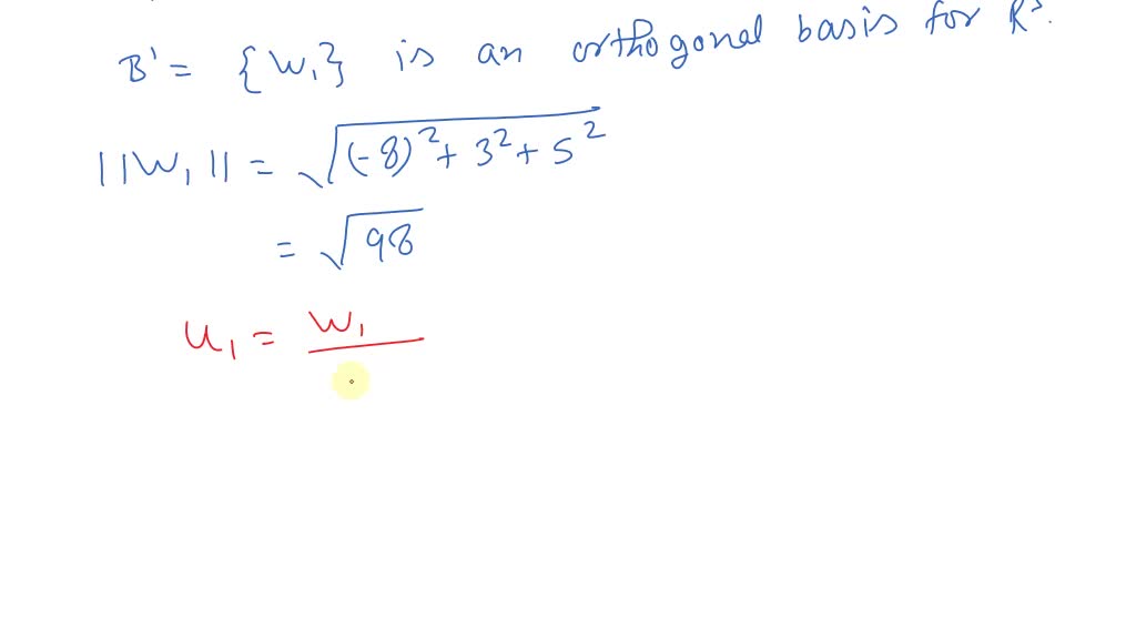 SOLVED:Apply the Gram-Schmidt orthonormalization process to transform ...