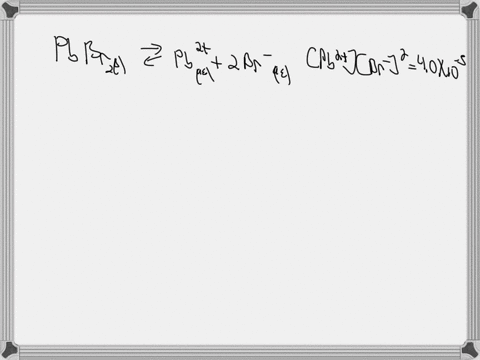 ⏩SOLVED:Sodium bromide and lead nitrate are soluble in water. Will ...