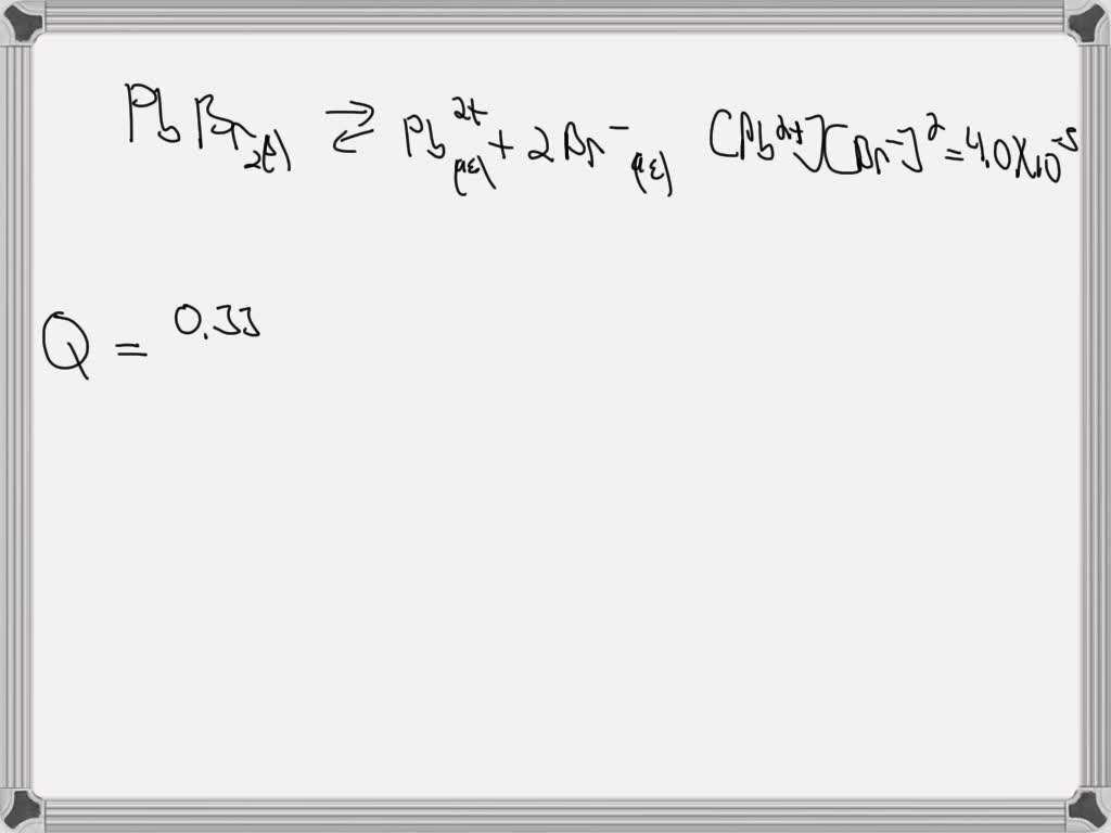 ⏩SOLVED:Sodium bromide and lead nitrate are soluble in water. Will ...