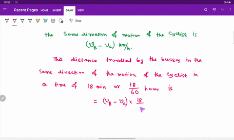 SOLVED:Two towns A and B are connected by a regular bus service with a ...