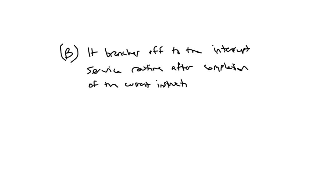 SOLVED:A nommaskable interrupt (NMI) is triggered by an input pin to ...