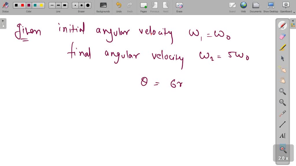 SOLVED:Determine the angular velocity and angular acceleration of the slender bar A B just after ...