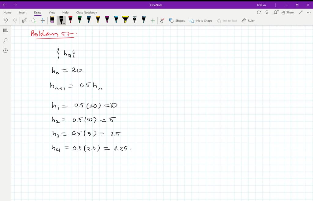 SOLVED:Heights of bouncing balls A ball is thrown upwand to a height of ...