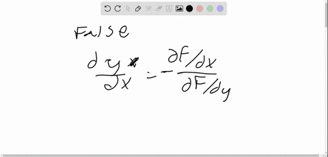 SOLVED:Determine whether the statement is true or false. Explain your answer. The symbols ∂z and ...