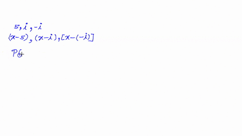 SOLVED:Find a cubic polynomial in standard form with real coefficients ...