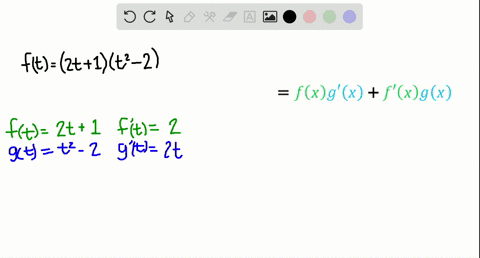 SOLVED:What is the derivative of (A(t))^{2} ? The correct derivative is ...
