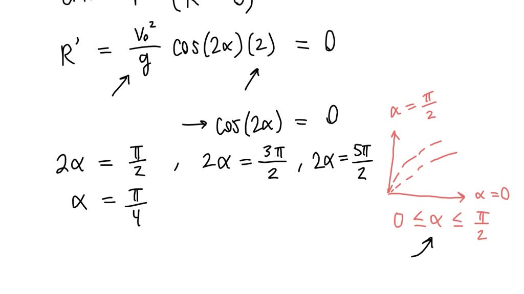 SOLVED:Projectile motion The range R of a projectile fired from the ... SOLVED:Projectile motion The range R of a projectile fired from the ...