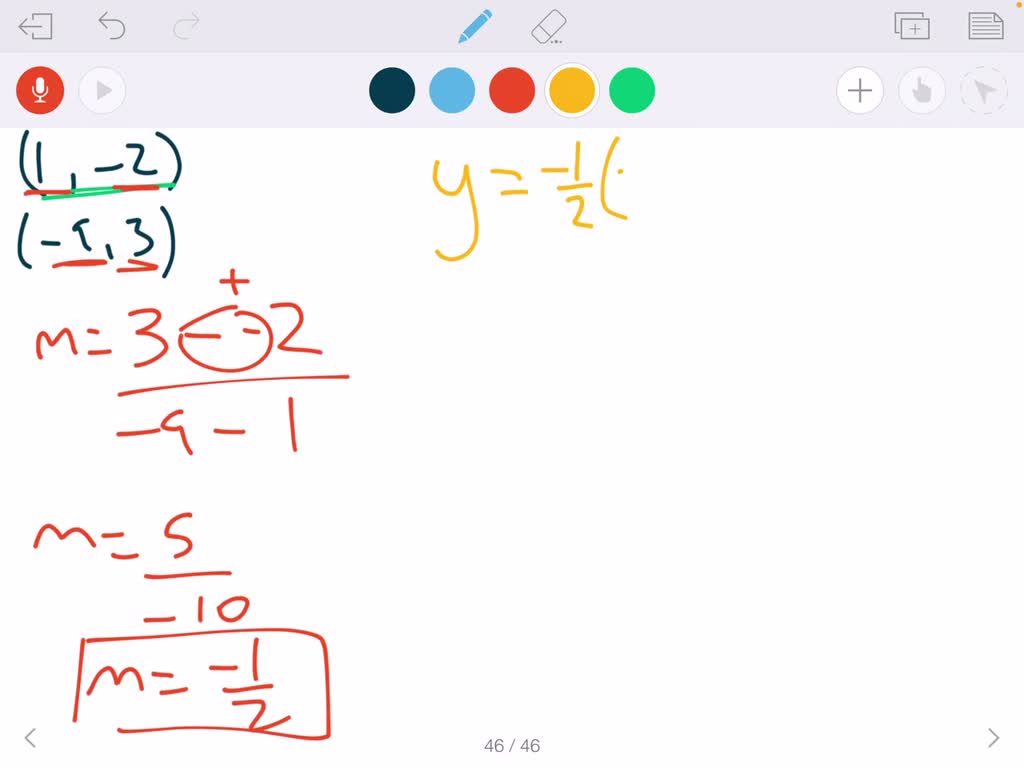 SOLVED:Find a point-slope form of the line satisfying the conditions ...
