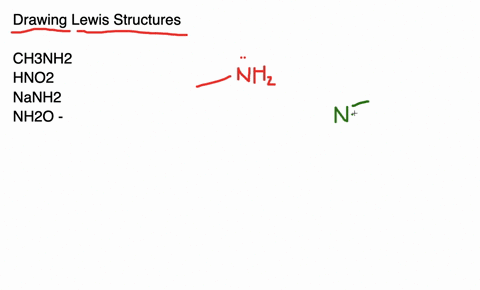 SOLVED:Draw a Lewis structure for each of the following: a. CH3 NH2 b ...