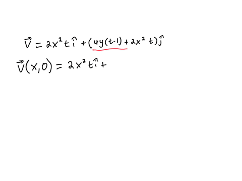 ⏩SOLVED:The velocity field in a fluid flow is given by 𝐕=2 y 𝐢+x 𝐣+t… | Numerade