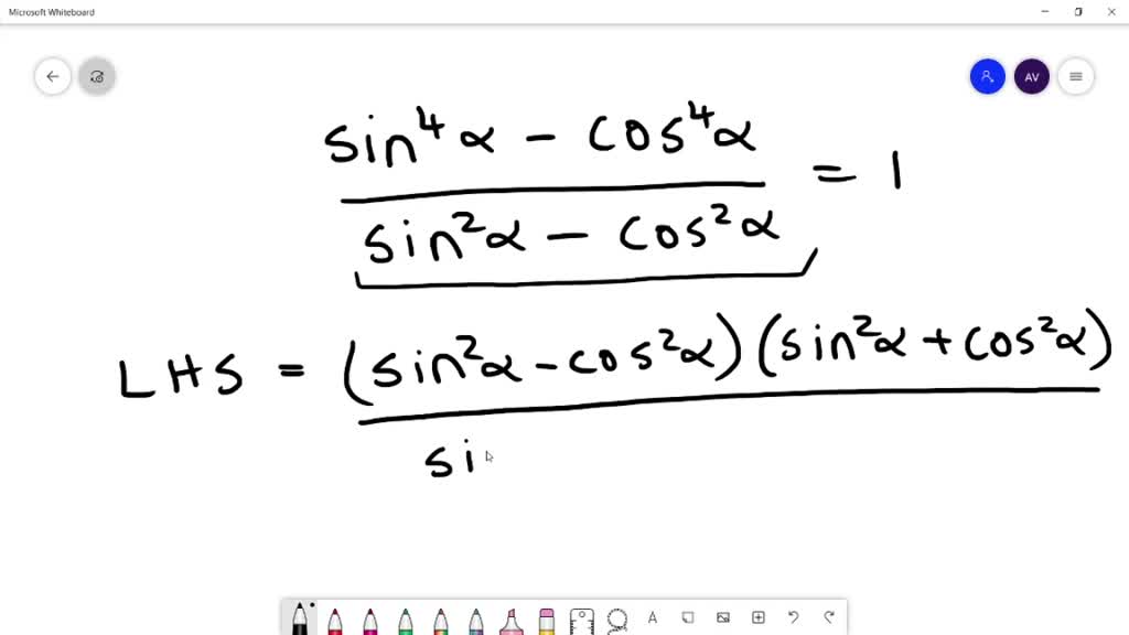 SOLVED: Verify that each trigonometric equation is an identity. See ...