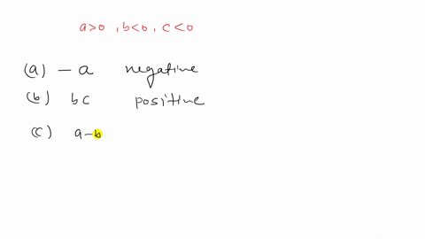 SOLVED:Let a, b, and c be real numbers such that a>0, b