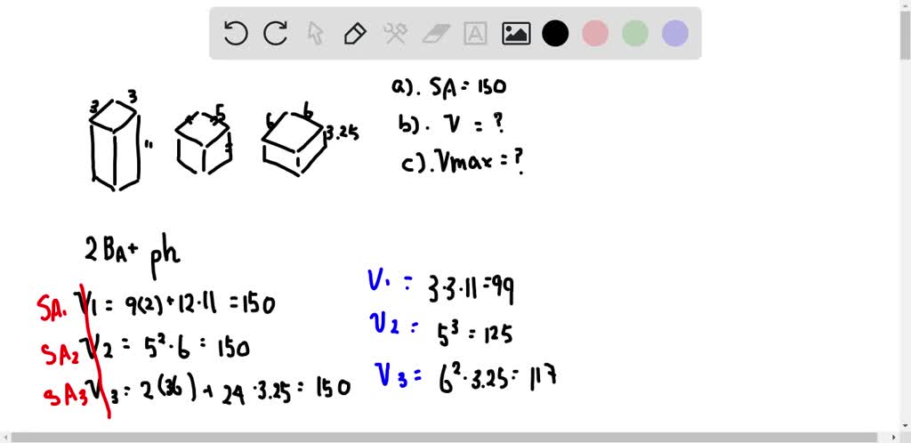  SOLVED a Verify That Each Of The Rectangular Solids Shown In The 
