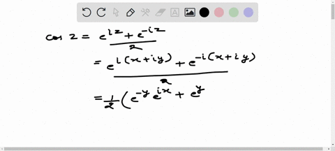 SOLVED: Prove that coshz=coshx cosy+i sinhx siny