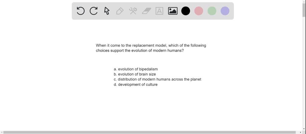 SOLVED:The replacement model supports which of the following in the ...