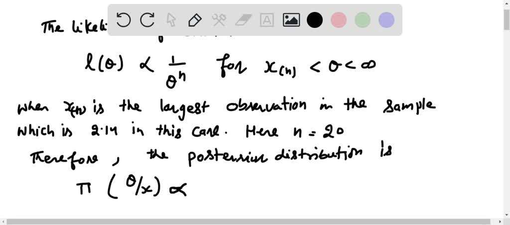 ⏩SOLVED:A random sample x=(x1, x2, …, xn) of size n is taken from a… | Numerade