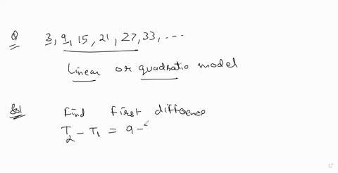 SOLVED:Decide whether the sequence can be represented perfectly by a ...