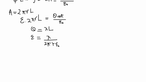 ⏩SOLVED:24.70. The inner cylinder of a long, cylindrical capacitor ...