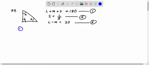 ⏩SOLVED:Find the measure of the largest angle of a triangle if it is ...