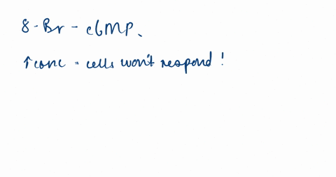 SOLVED:An analog of cGMP, 8-Br-cGMP, will permeate cellular membranes ...