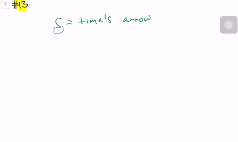 SOLVED:Entropy has been described as "time's arrow." Interpret this ...