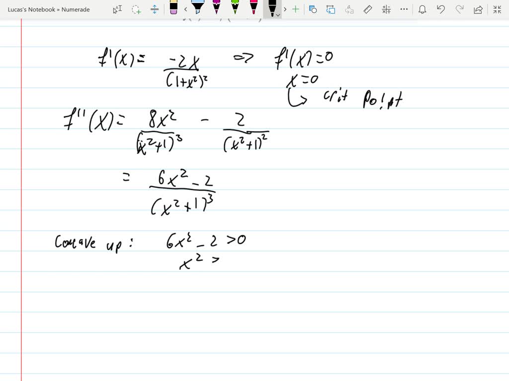 SOLVED:Determine the intervals on which the given function f is concave up, the intervals on ...