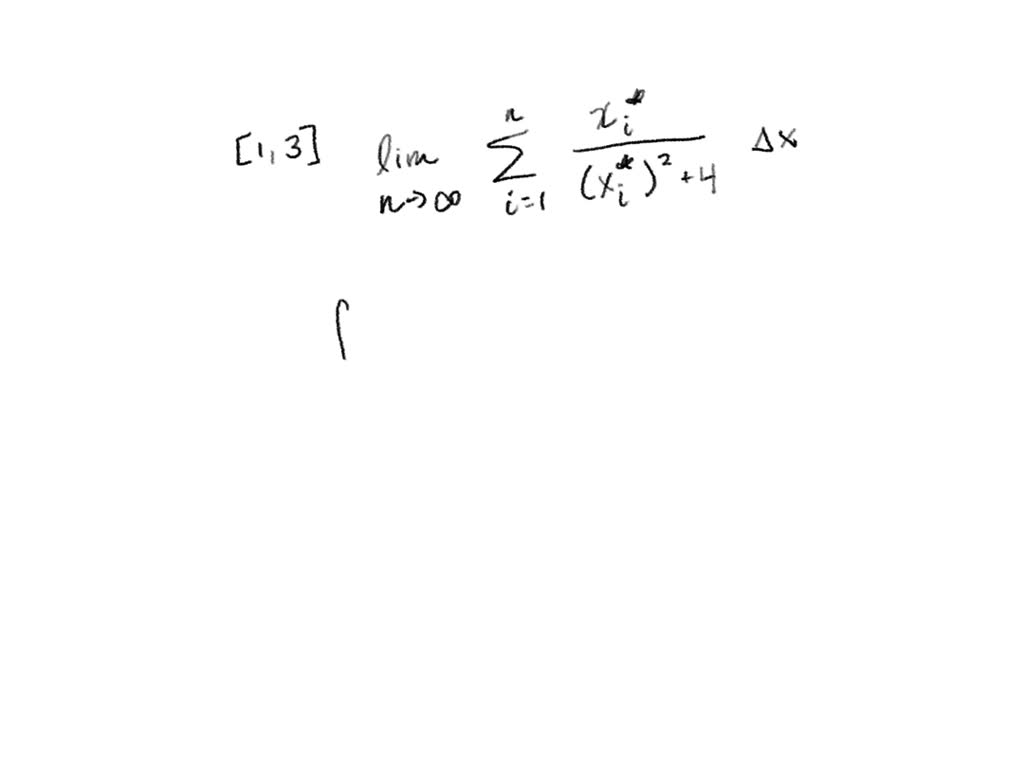 Exprese cada uno de los siguientes límites como una integral definida ...
