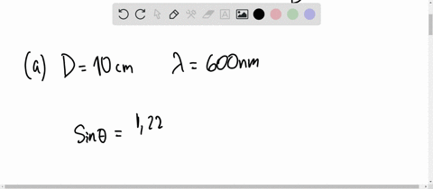 SOLVED:A laser beam is aimed at the Moon from a distance 3.84 ×10^8 m ...