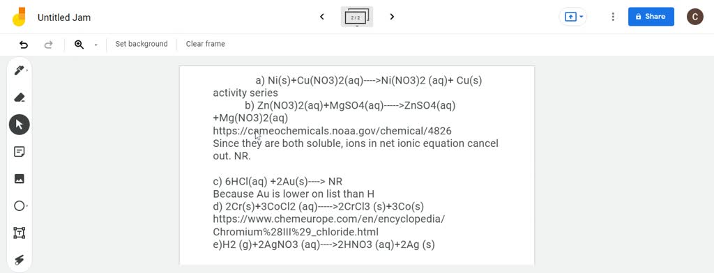 SOLVED:Using the activity series (Table 4.5 ), write balanced chemical equations for the ...