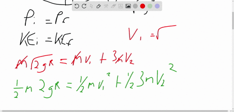 SOLVED: A mass m is placed at the rim of a frictionless hemispherical bowl with a radius R and ...