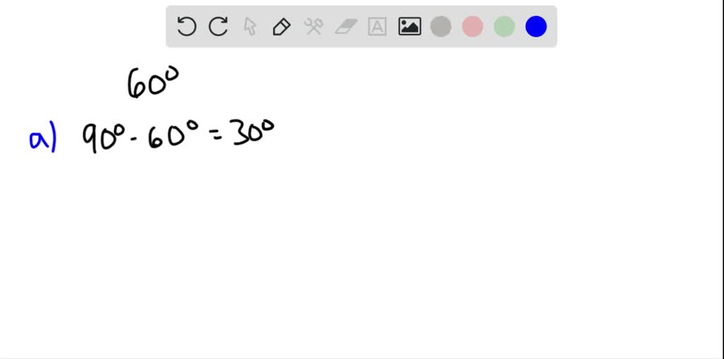 SOLVED:Find (a) the complement and (b) the supplement of an angle with the given measure. See ...