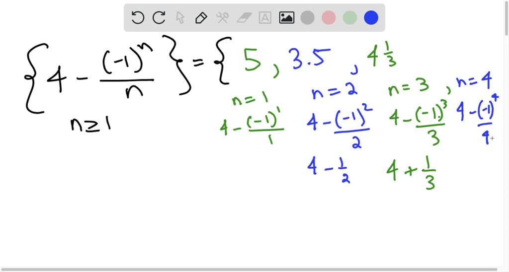 SOLVED:In Exercises 1-13, determine whether the given sequence is (a) bounded (above or below ...