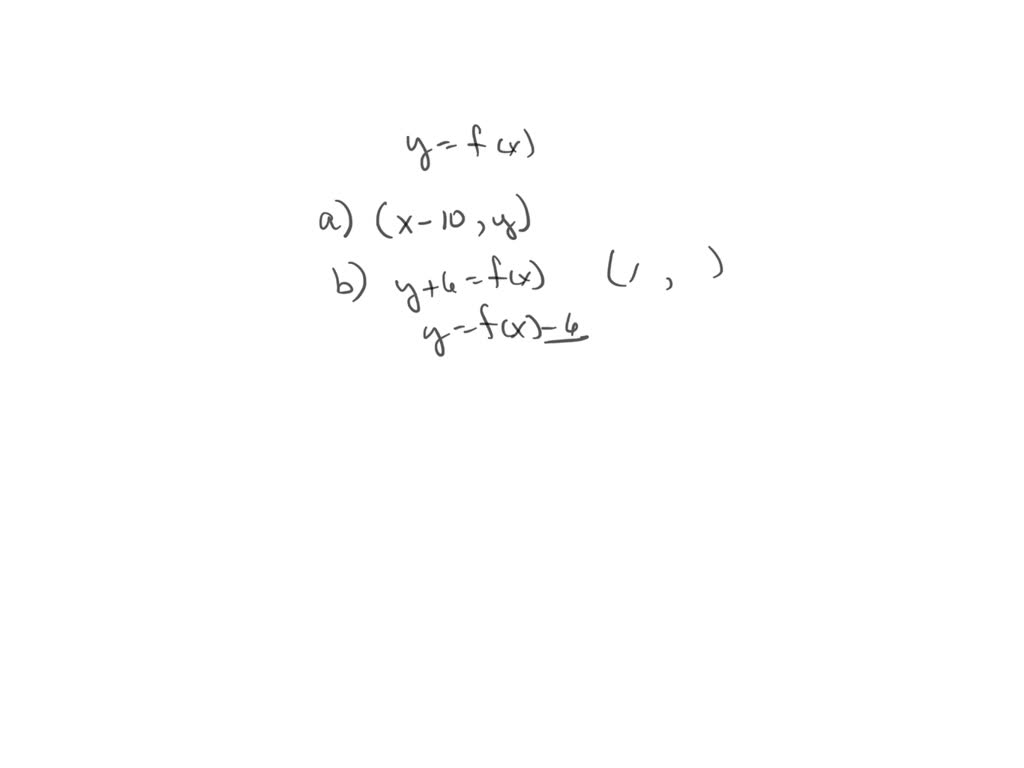 Describe Using Mapping Notation How The Graphs Of The Following Functions Can Be Obtained From 8192