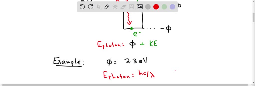 ⏩SOLVED:The photoelectric work function of potassium is 2.3 eV. If ...