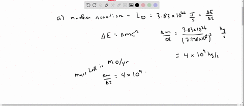 ⏩SOLVED:Solar Mass Loss. Estimate how much mass the Sun loses… | Numerade