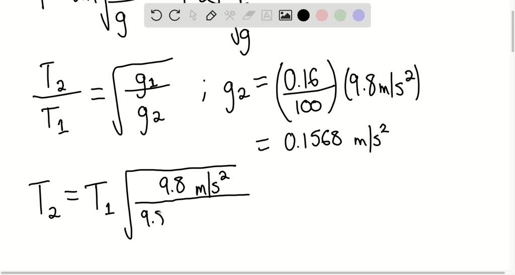 SOLVED:Suppose a simple pendulum is used to measure the acceleration ... SOLVED:Suppose a simple pendulum is used to measure the acceleration ...