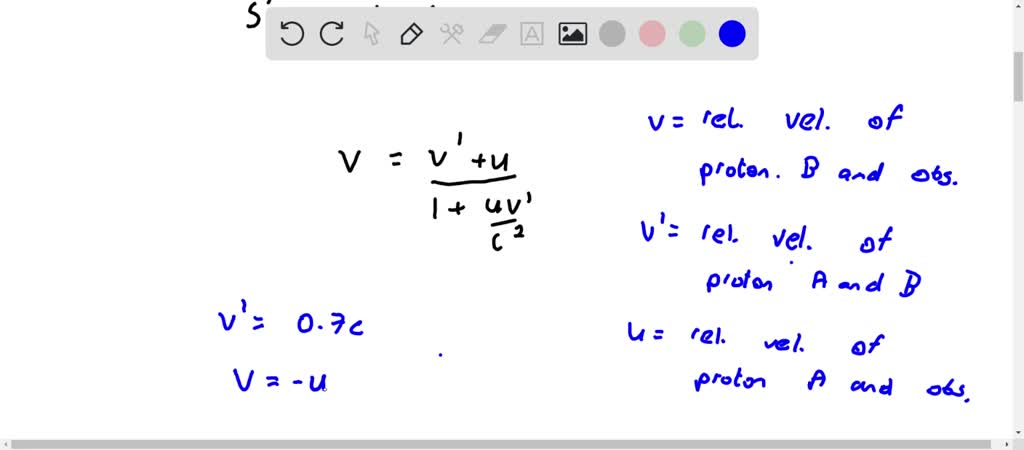 SOLVED:Two protons are moving away from each other. In the frame of ... SOLVED:Two protons are moving away from each other. In the frame of ...