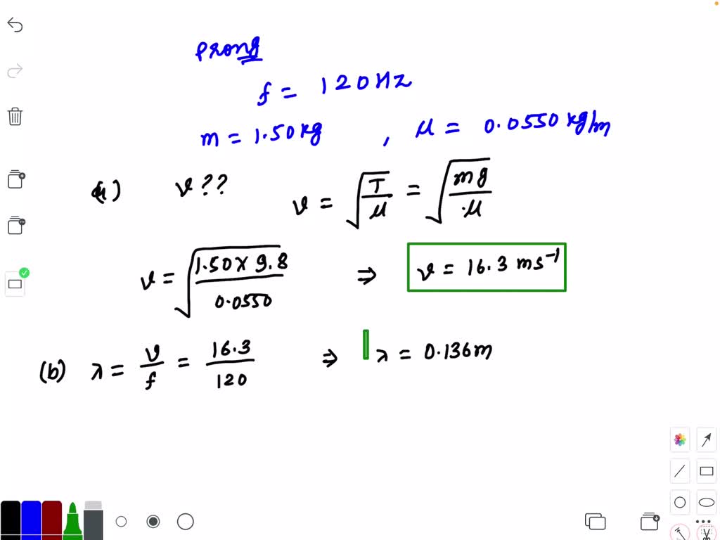 SOLVED:One end of a horizontal rope is attached to a prong of an ...