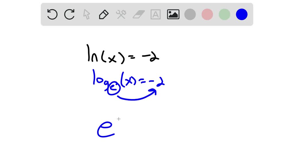 SOLVED:Solve for x. ln(x)=2