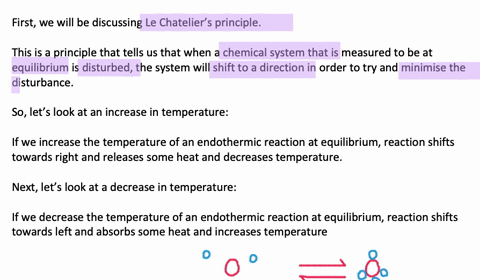 SOLVED:What is the effect of increasing the temperature of an ...