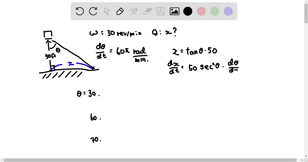 Linear vs. Angular Speed A patrol car is parked 50 feet from a long ...