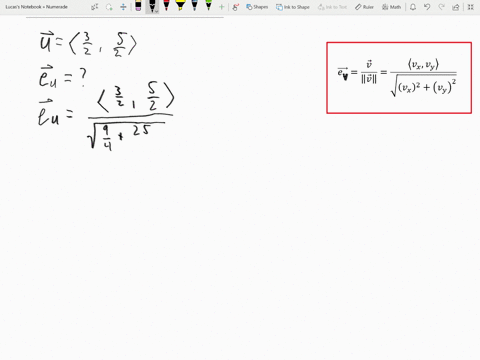 ⏩SOLVED:Find the unit vector in the direction of u and verify that ...