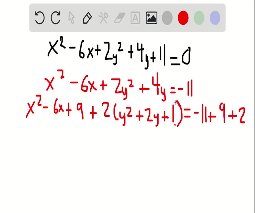 SOLVED Complete The Square In Each Equation Identify The Transformed