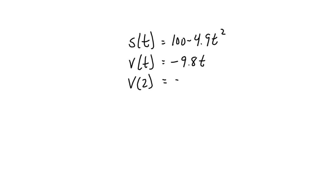 Object dropped from a tower An object is dropped from the top of a 100 ...