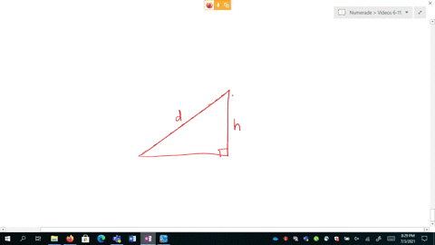 SOLVED:Draw a right triangle with one leg longer than the other and ...
