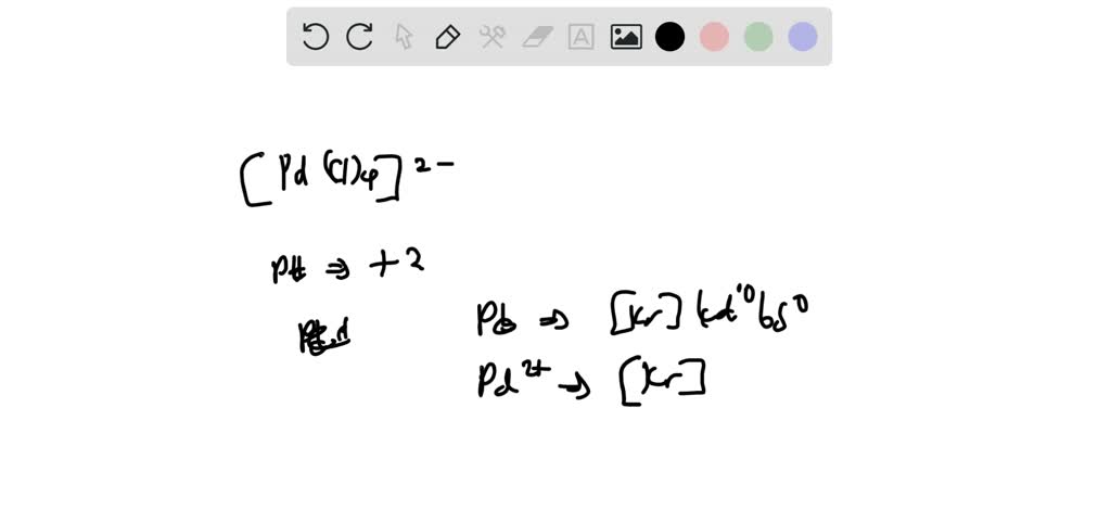 SOLVED:The compound [PdCl4]^2- is diamagnetic. Discuss whether this ...