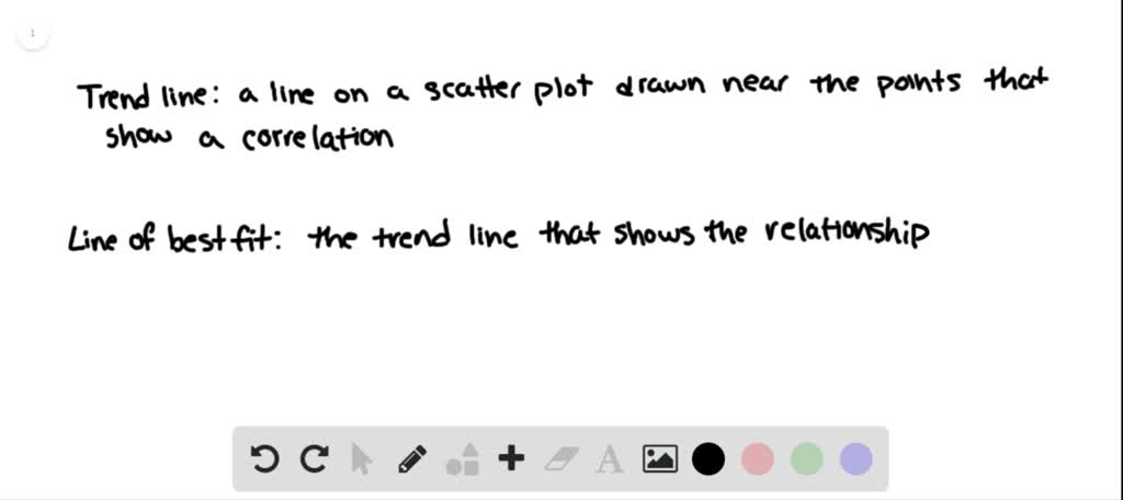 VIDEO solution:How are a trend line and the line of best fit for a set of data pairs similar ...